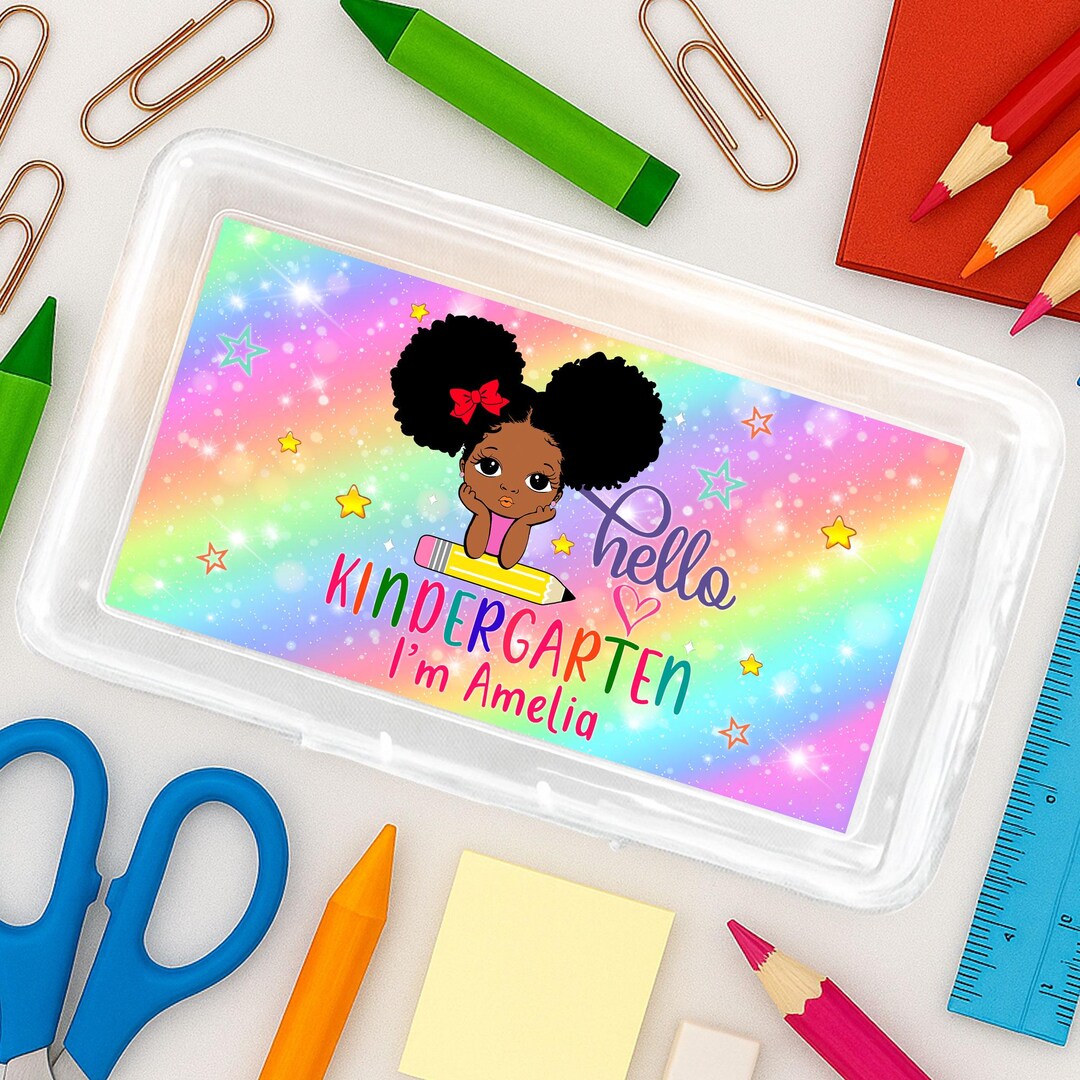 Personalized Back to School Pencil Case for Kids, Custom Back to School ...