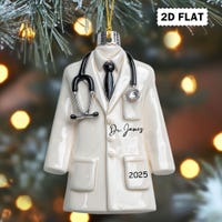Nurse Stethoscope Christmas Tree SVG: Doctor Ornament Art (digital ...