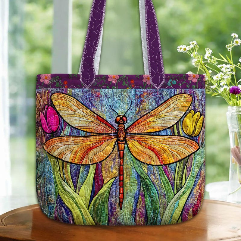Quilted Dragonfly Purse - Etsy UK