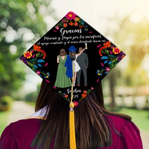 Personalized Mexican Graduation Cap Topper Class of 2024, Custom Family ...