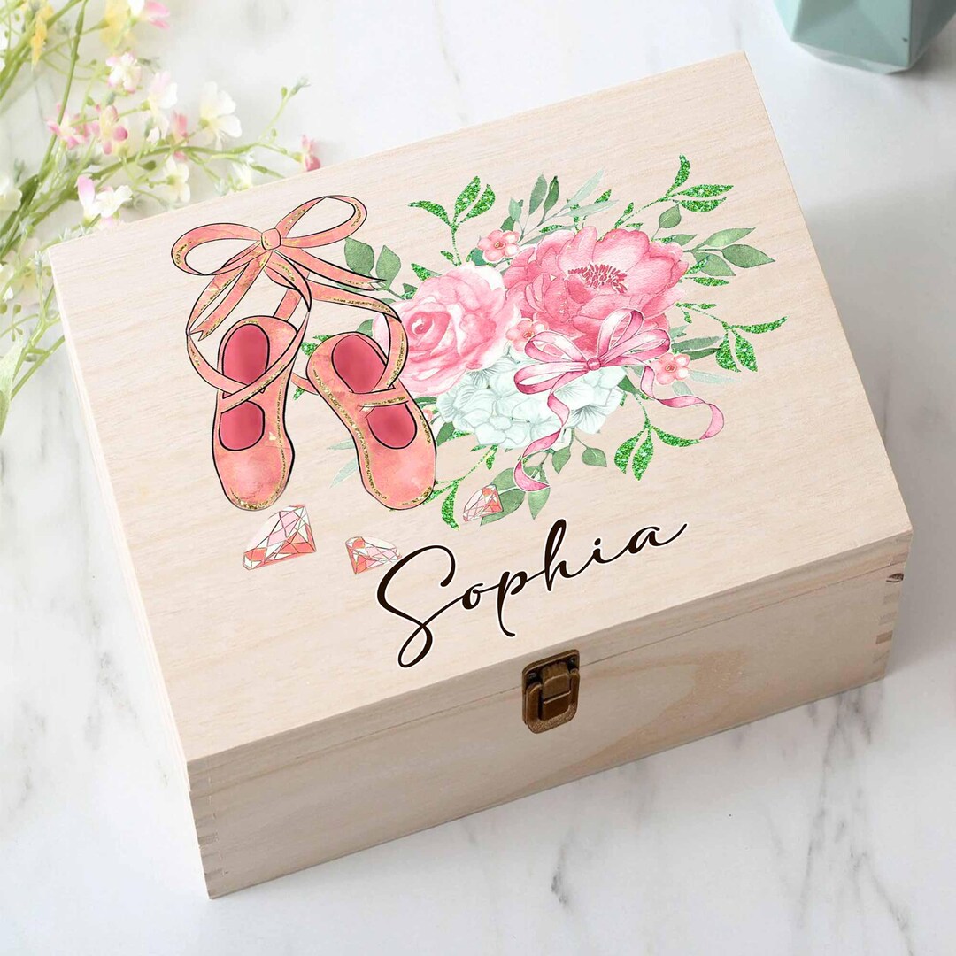 Personalized Ballet Keepsake Box, Ballerina Jewelry Box, Custom Ballet ...