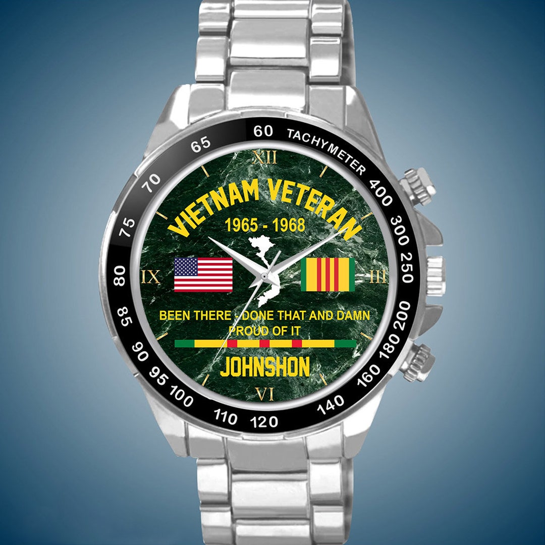 Personalized All Gave Some 58479 Gave All Vietnam Veteran Watch, Proud ...