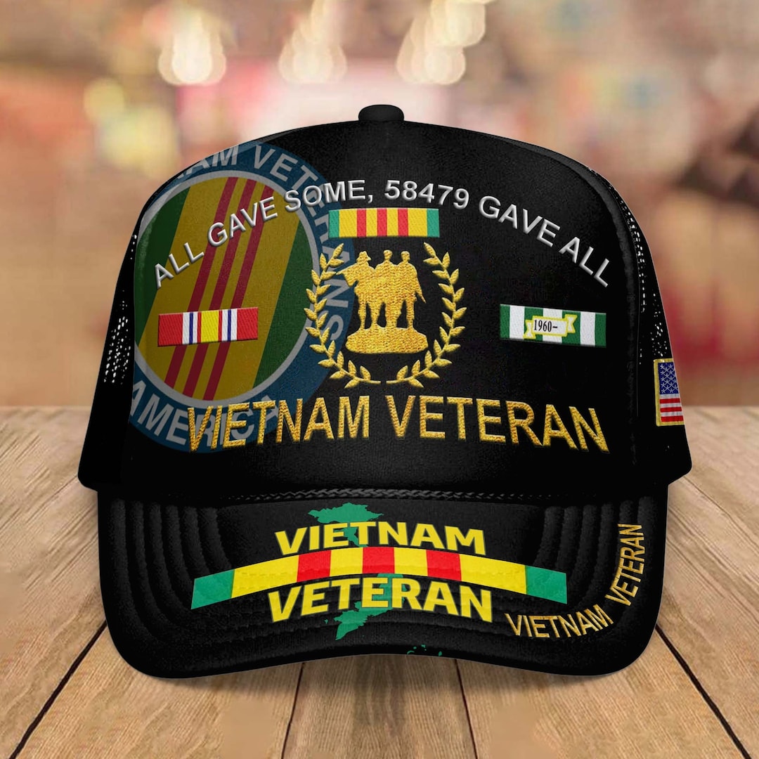 All Gave Some 58479 Gave All Vietnam Veteran Trucker Cap, Veteran Mesh ...