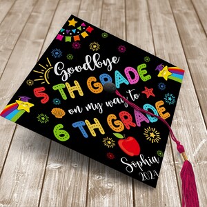 Personalized Goodbye 5th Grade on My Way to Middle School Graduation ...