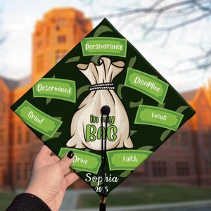 Personalized Business Graduation Cap Topper, Custom Gift for Business ...