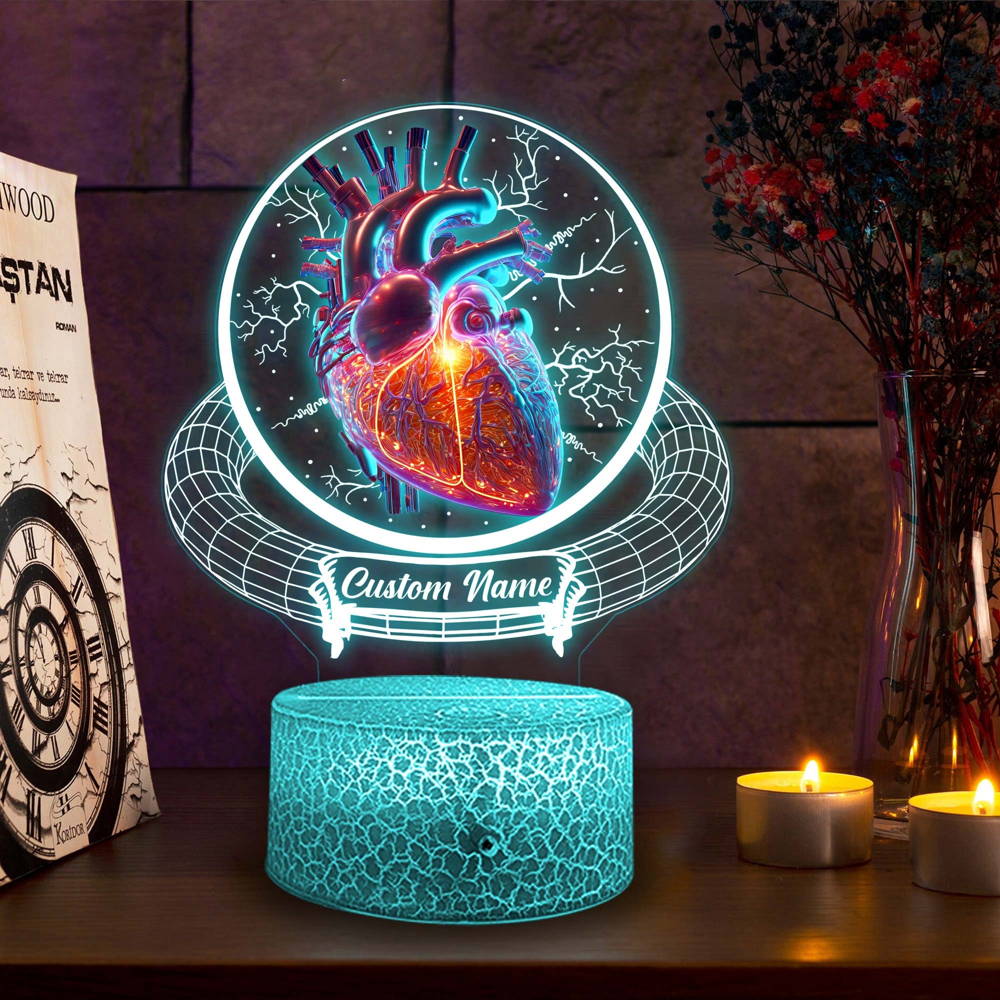 Personalized Cardiologist 3D Lamp Medical Student Graduation - Etsy