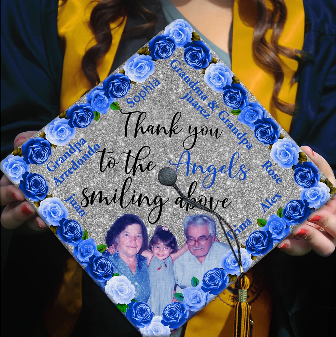 Personalized Thank You Parents Grad Cap Topper Class of 2024, Custom ...