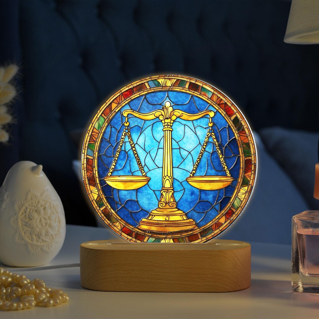 Scale of Justice Led Light, Scale of Justice Lamp, Scale of Justice ...