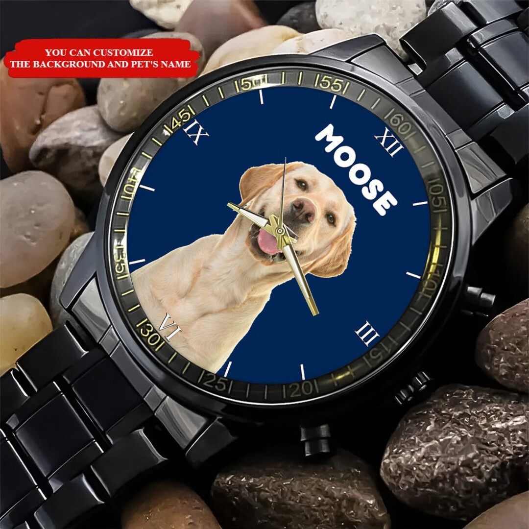Personalized Photo Pet Watch, Father's Day Gift, Custom Watch With Pet ...