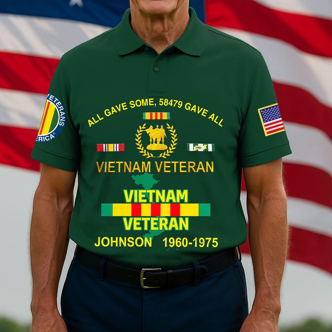 Personalized Name All Gave Some 58479 Gave All Vietnam Veteran 3D All ...