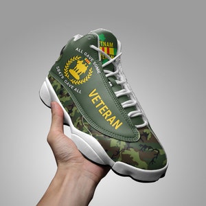 Custom Vietnam Veteran Shoes, All Gave Some 58479 Gave Some, Proud ...
