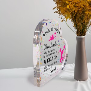 Personalized Cheerleader Heart Acrylic Plaque, You Are Greatly ...