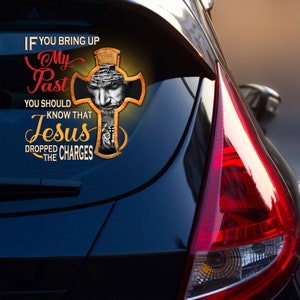 Jesus Car Decal, Christian Decal, Christian Car Decal, Jesus Car ...