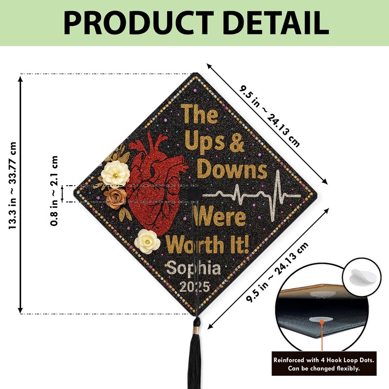Personalized Nurse Graduation Cap Topper, Nursing Grad Cap Topper, the ...