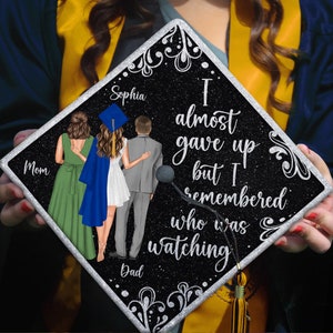 Personalized Thank You Parents Grad Cap Topper Class of 2025, Custom ...