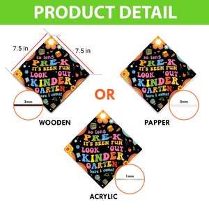 Personalized Kindergarten Nailed It Graduation Cap Topper, Kindergarten ...