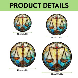 Scale of Justice Faux Stained Glass, Lawyer Glass Suncatcher, Gift for ...