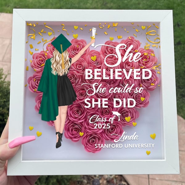 Flower Shadow Box - Etsy Canada