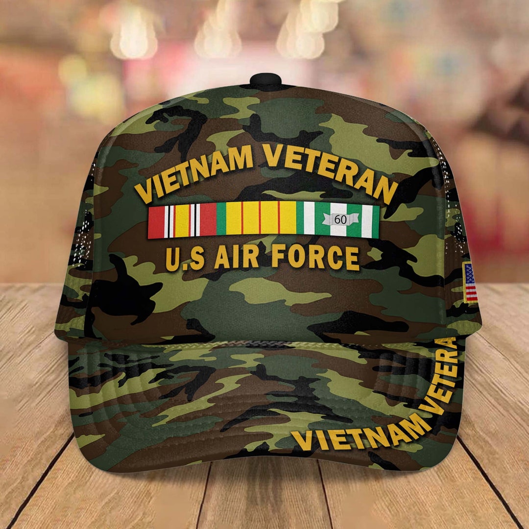 Vietnam Veteran Us Air Force Trucker Cap, Proud Veteran Hat, US Air ...