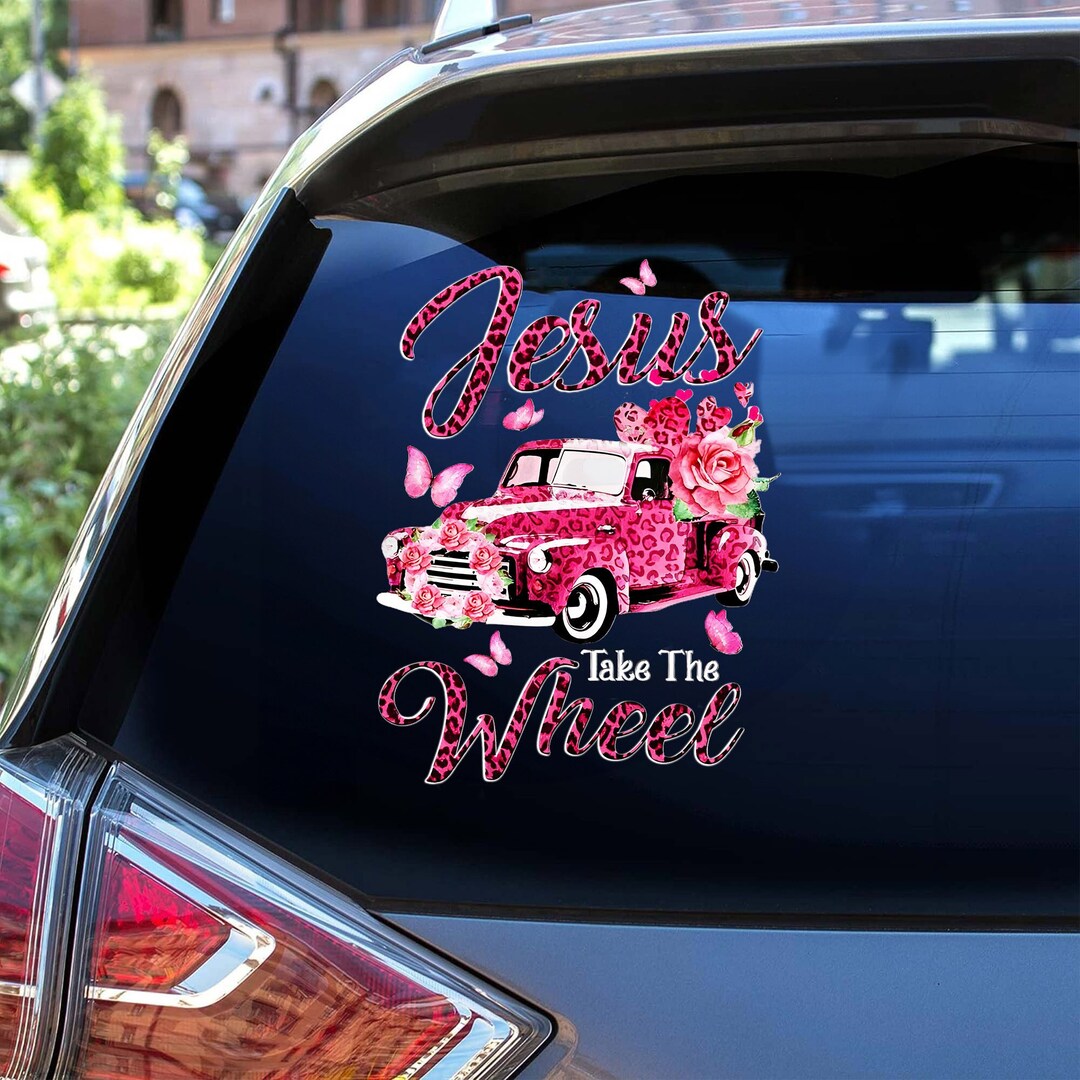 Jesus Car Decal, Christian Decal, Christian Car Decal, Jesus Car ...