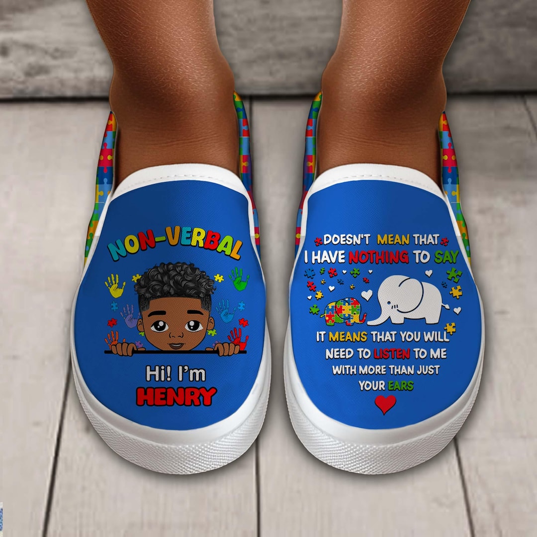 Personalized Pedal Shoes for Autism Kids, Gift for Autistic Daughter ...