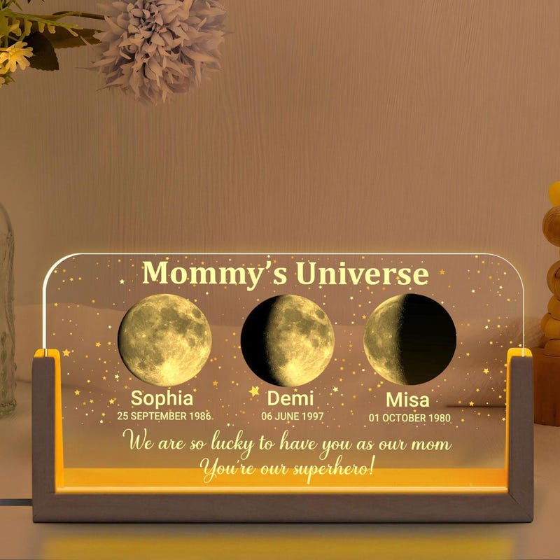 Moon Picture Lamp - Etsy
