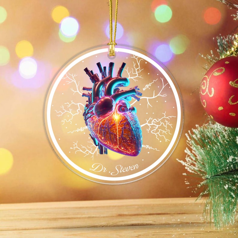 Personalized Cardiologist Ornament, Medical Student Graduation Gift ...