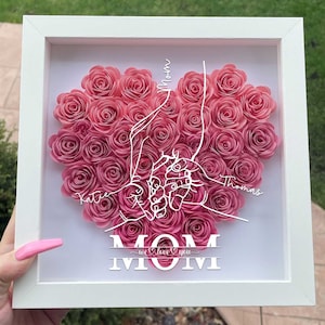 Personalized Mom, We Love You Shade Flower Box for Mom, Mother's Day ...