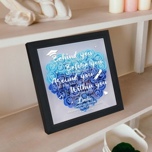 Personalized Graduation Shade Flower Box, Grad Gifts for Daughter ...