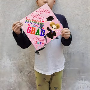 Custom Kindergarten Grad Grad Topper for African American Kids ...