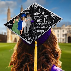 Personalized Thank You Parents Grad Cap Topper Class of 2025, Custom ...