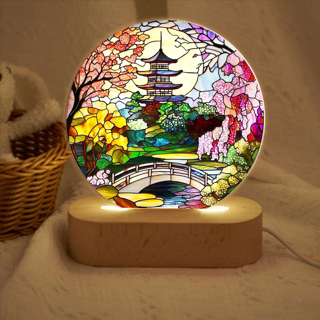 Pagoda Japanese Led Light, Japanese Decor, Pagoda Japanese Art ...
