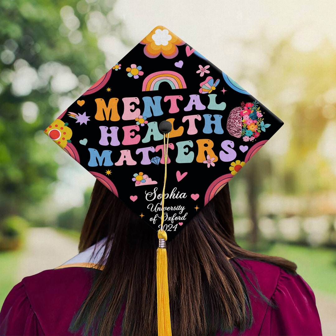 Personalized Psychology Graduation Cap Topper, Psychologist Graduation ...