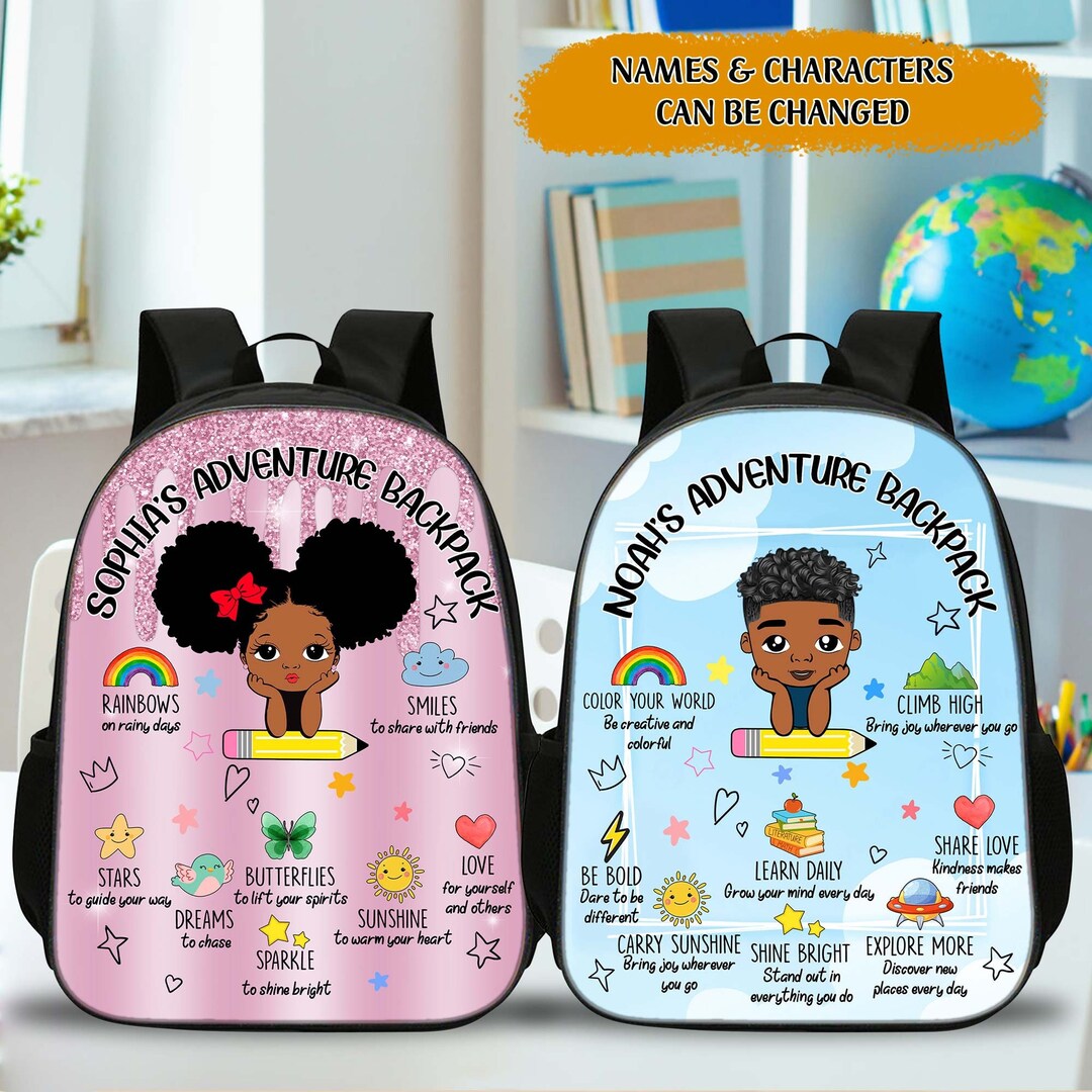 Personalized Kids Backpack, Back to School Backpack Lunch Bag for Kids ...
