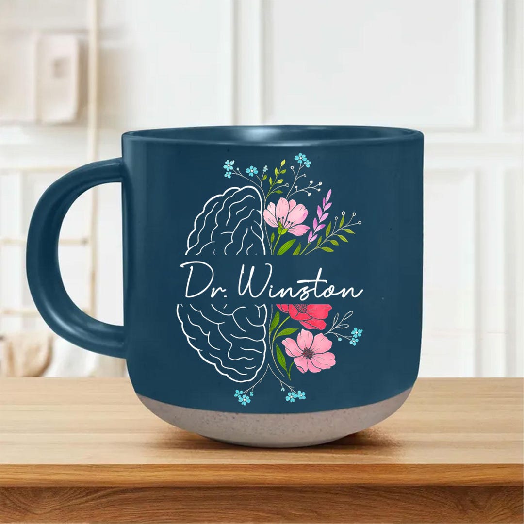 Personalized Neuro ICU Nurse Pottery Mug, Custom Neurologist Coffee Cup ...