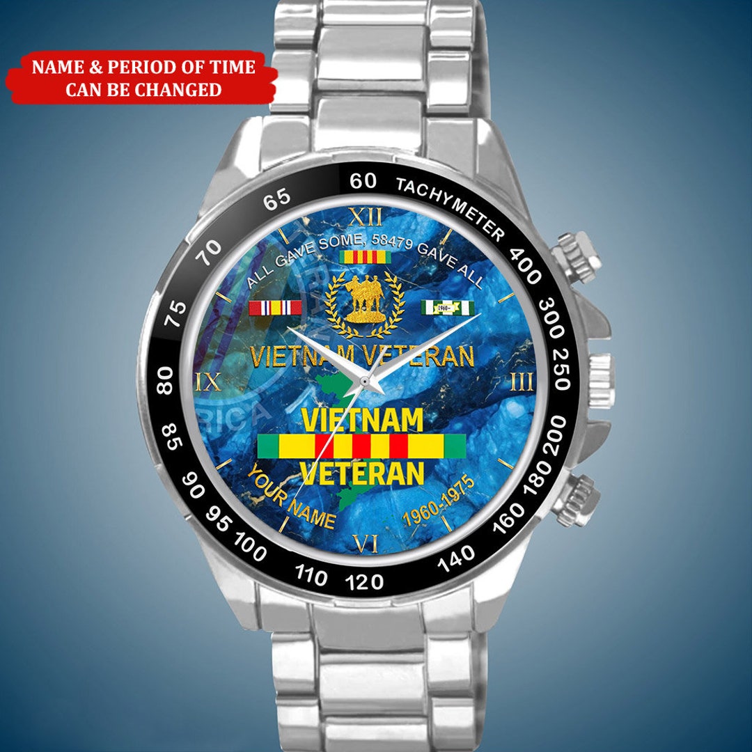 Personalized All Gave Some 58479 Gave All Vietnam Veteran Watch, Proud ...