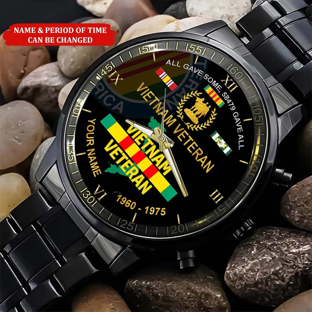 Personalized All Gave Some 58479 Gave All Vietnam Veteran Watch, Proud ...