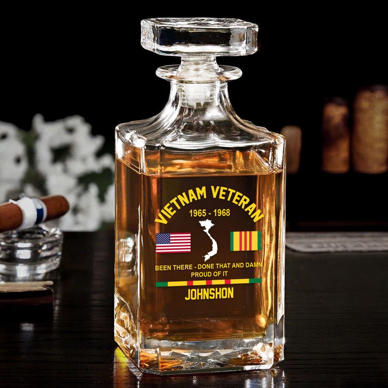 Military Whiskey Bottle - Etsy