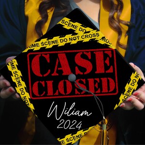 Custom Criminal Justice Graduation Cap Topper, Criminology Grad Cap ...