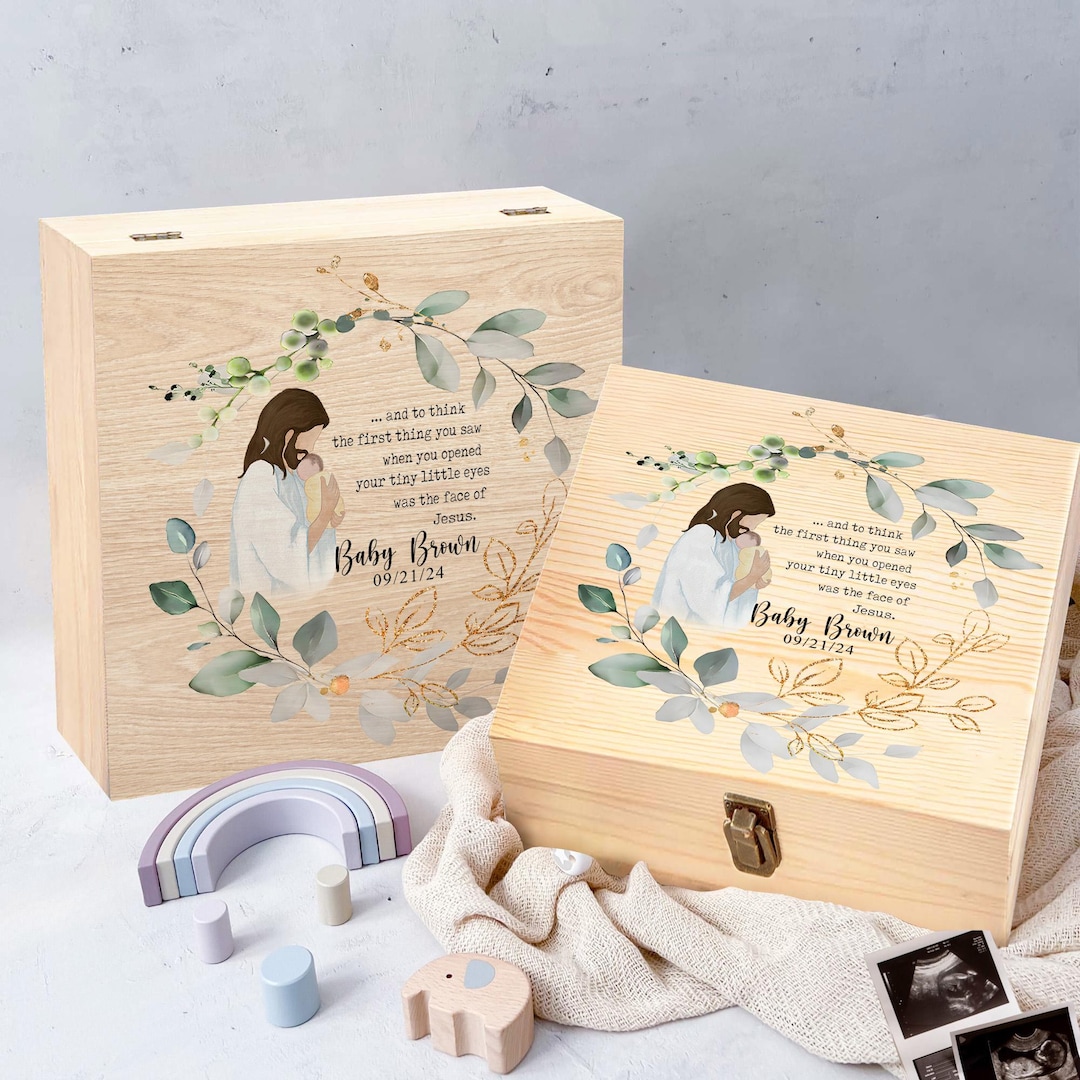 Personalised Baby Loss Wooden Keepsake Box, Miscarriage Memory Box ...