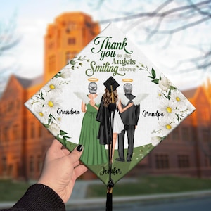 Personalized Thank You Parents Grad Cap Topper Class of 2024, Custom ...
