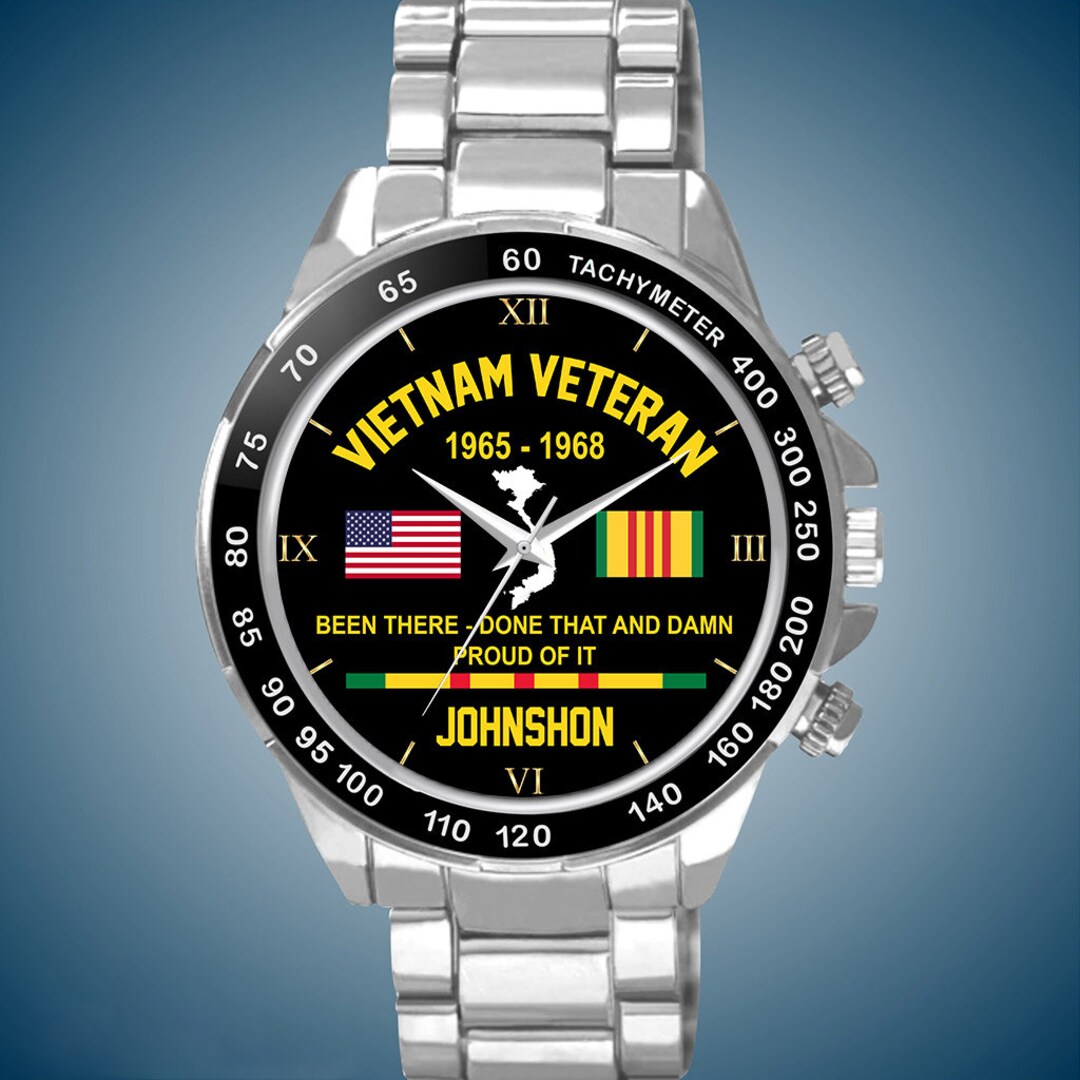 Personalized All Gave Some 58479 Gave All Vietnam Veteran Watch, Proud ...
