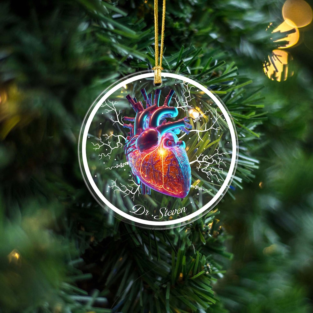 Personalized Cardiologist Ornament, Medical Student Graduation Gift ...