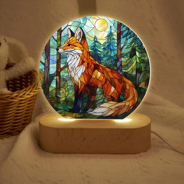 Fox Lamp - Etsy