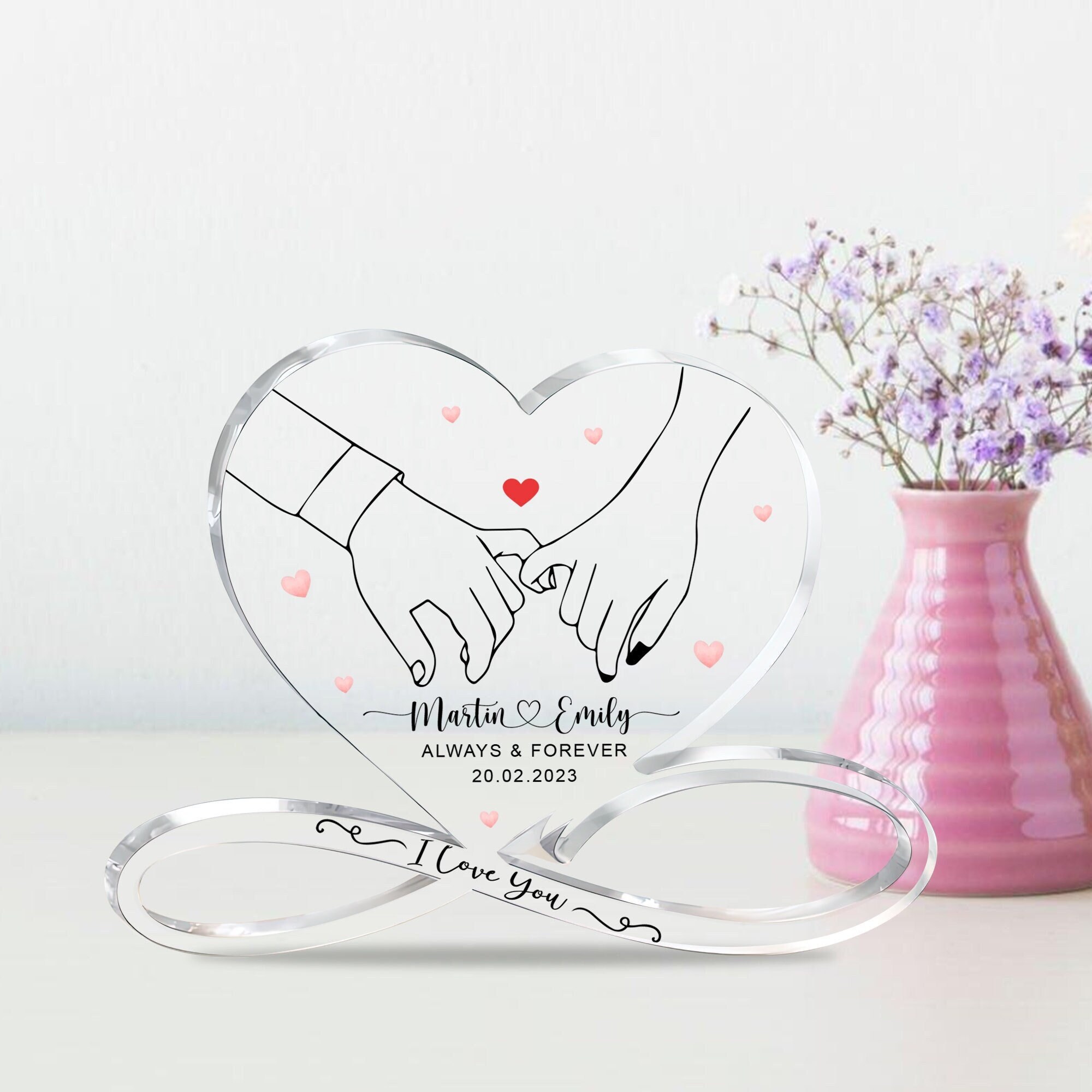 Personalized Gift for Couples Custom Shape Acrylic Blocks - Etsy