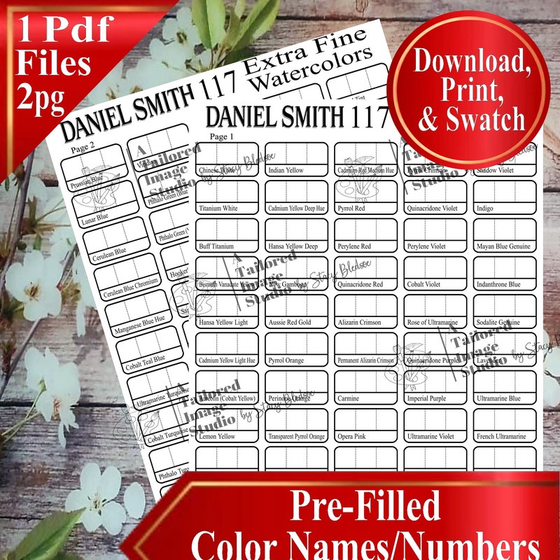 Daniel Watercolor Paints - Etsy