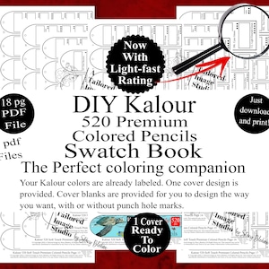Kalour 520 Color Chart - Etsy