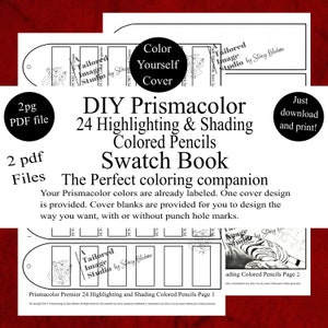 Prismacolor Premier 24 Highlighting & Shading Colored Pencils DIY ...