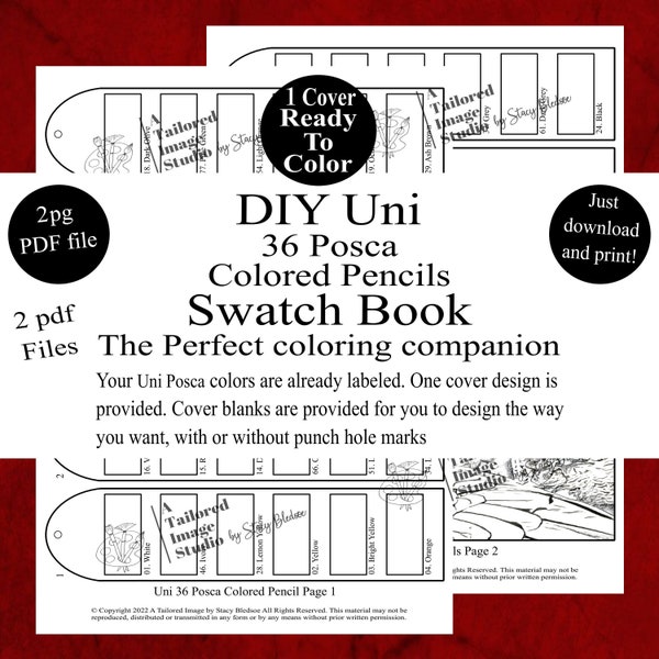 Posca Coloring Book - Etsy