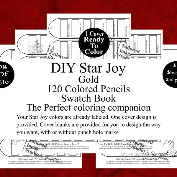 Star Joy Colour Pencil Chart - Etsy